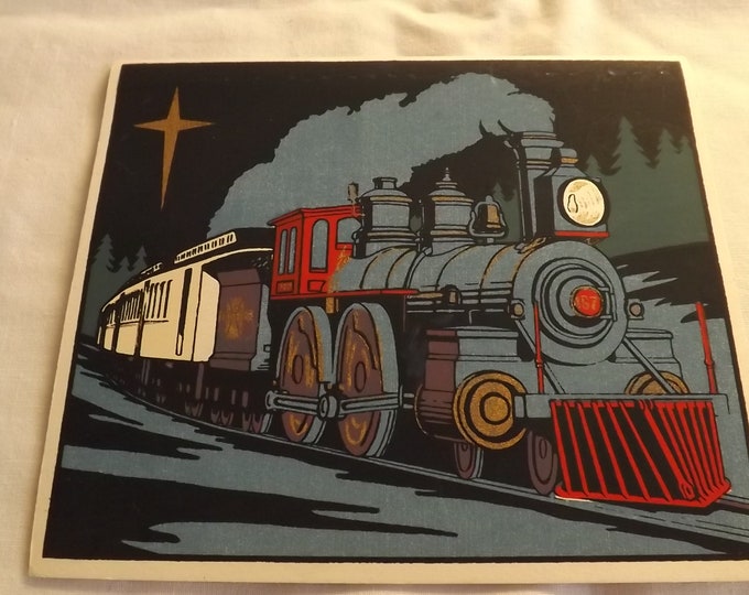 Unique and Beautiful Train Railroad Christmas Card -see Description for ...