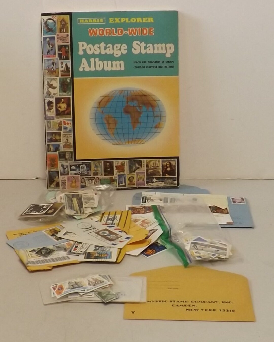 Harris Explorer World Wide Postage Stamp Album With Large - Etsy
