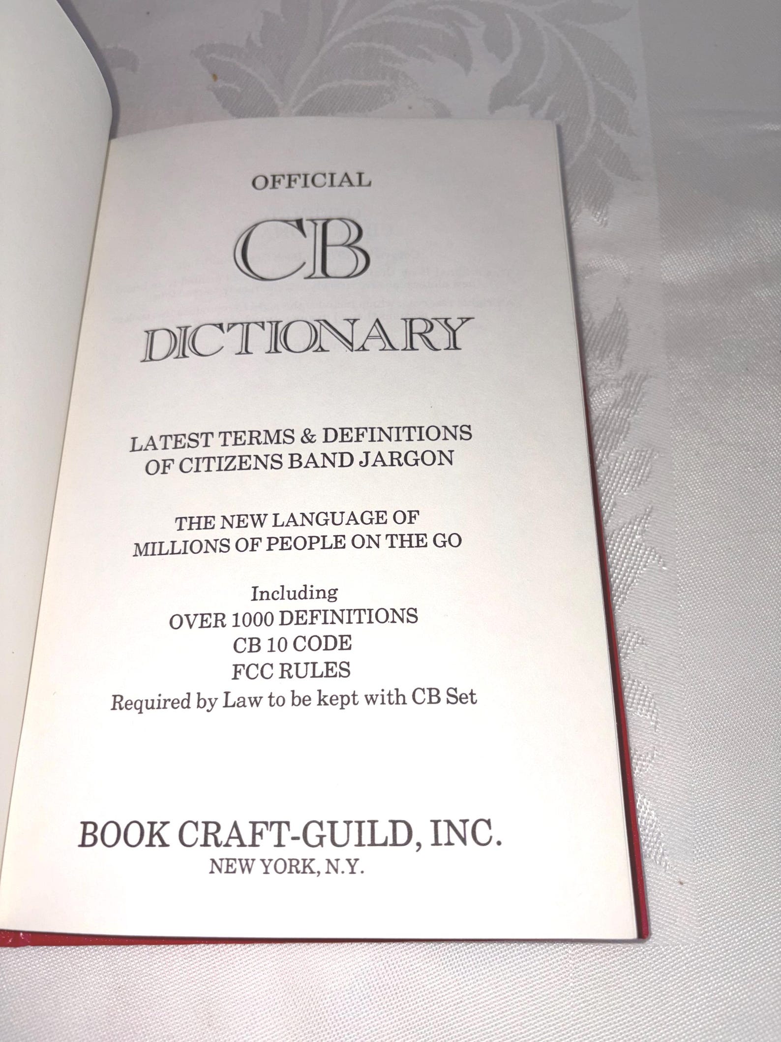Official CB Dictionary and Radio Shack CB Sliding Guide to Codes - Etsy