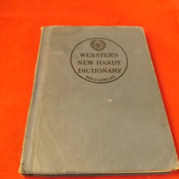Websters Dictionary - Etsy