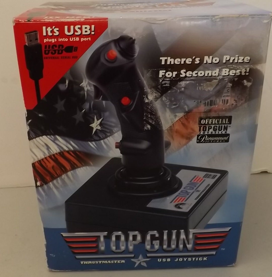 Official Top Gun Thrustmaster USB Joystick - Se Description for Details ...