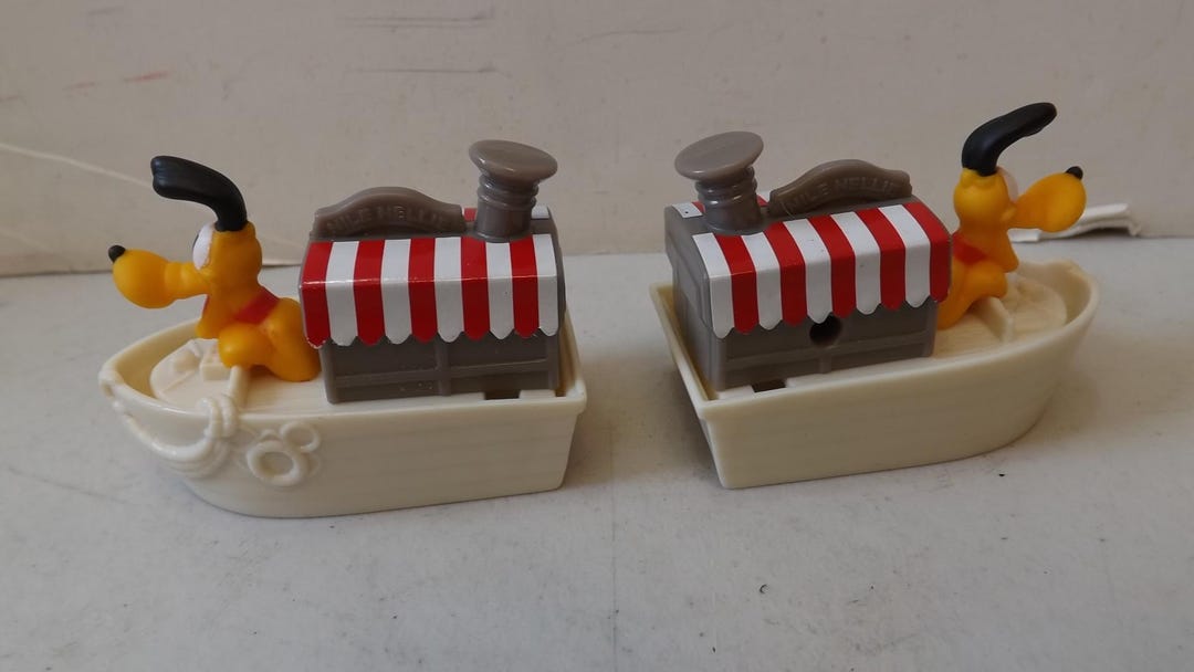 Two Disney Pluto on the Nile Nellie Boat Figures - See Description for ...