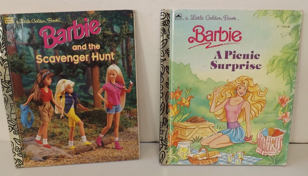 Two Barbie Little Golden Books - See Description for Details - Etsy