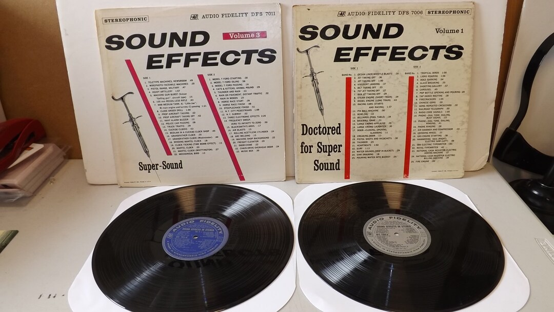 Two Sound Effects Record Albums See the Description for Details - Etsy