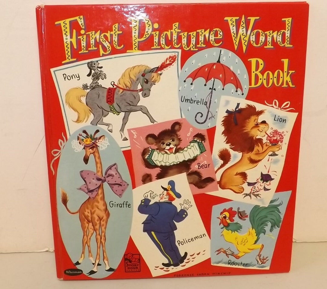 First Picture Word Book - See Description for Details - Etsy
