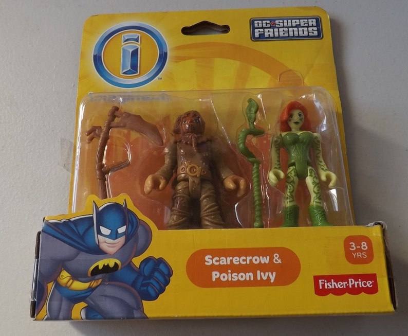 DC Super Friends Imaginext Scarecrow and Poison Ivy - Etsy