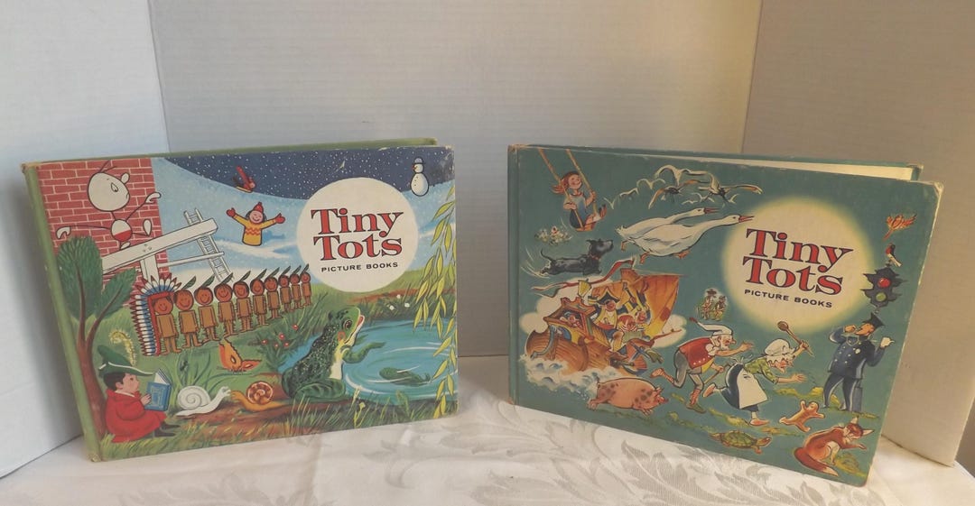 Two Tiny Tots Picture Books - See Description for Details - Etsy