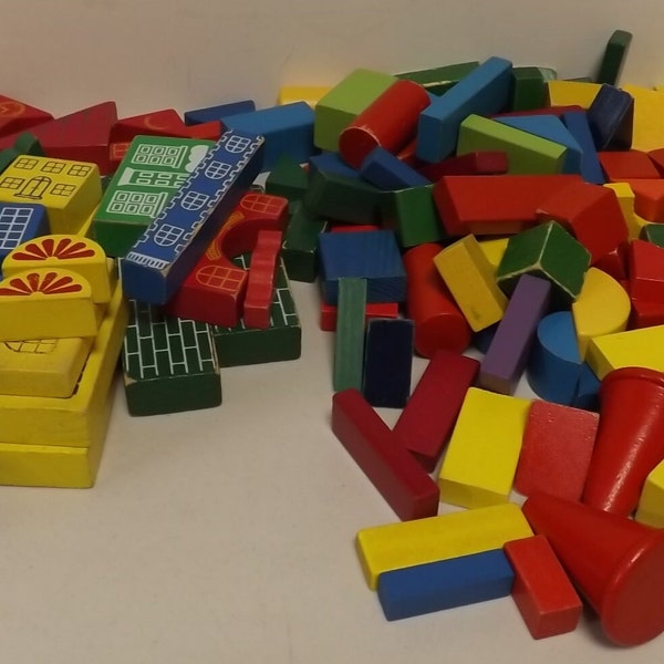 Colored Blocks - Etsy