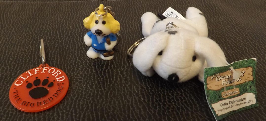 Three Dog Key Rings See Description for Details - Etsy