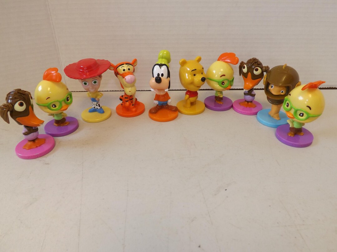 Kelloggs Disney Bobble Head Toys - See Description for Details - Etsy