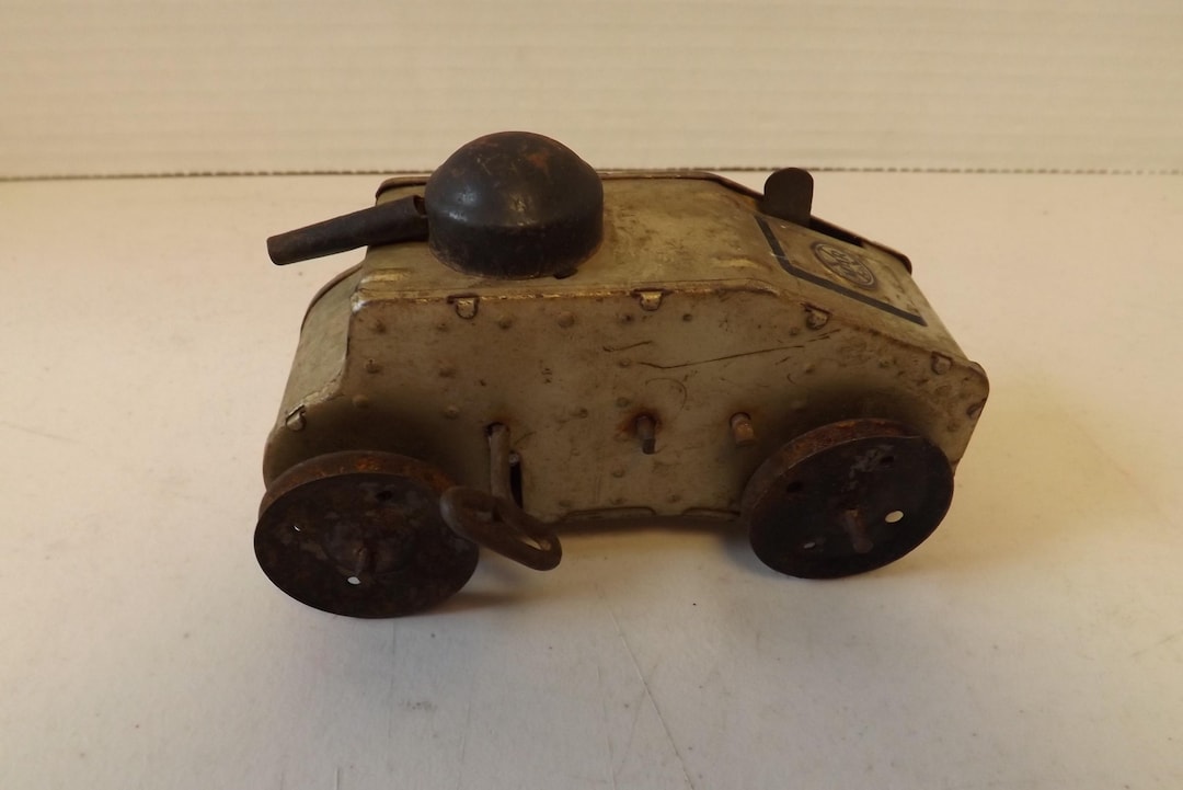 Antique Marx Wind up Toy Tank - See Description for Details - Etsy