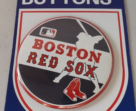 New MLB Team Souvenirs Buttons Boston Red Sox Pinback… - Gem