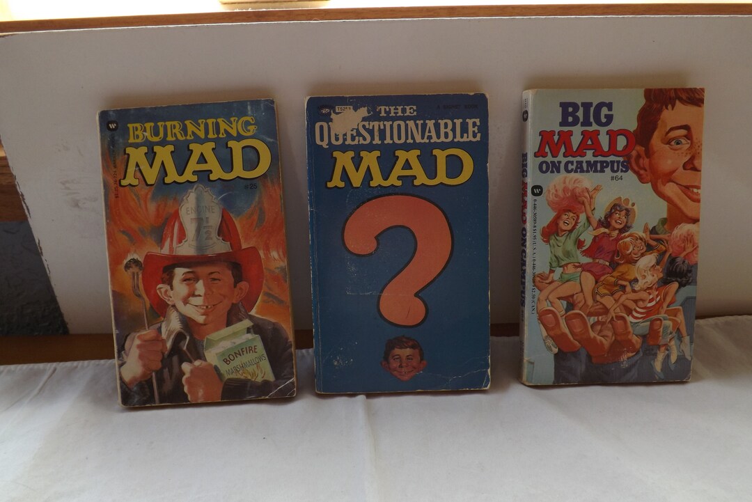 Three MAD Magazine Books see Description for Details - Etsy