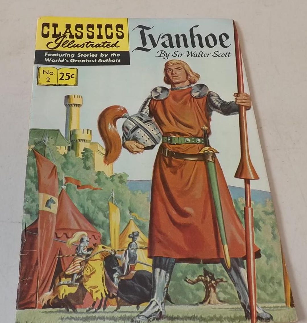 Classics Illustrated Ivanhoe by Sir Walter Scott Comic Book - See ...