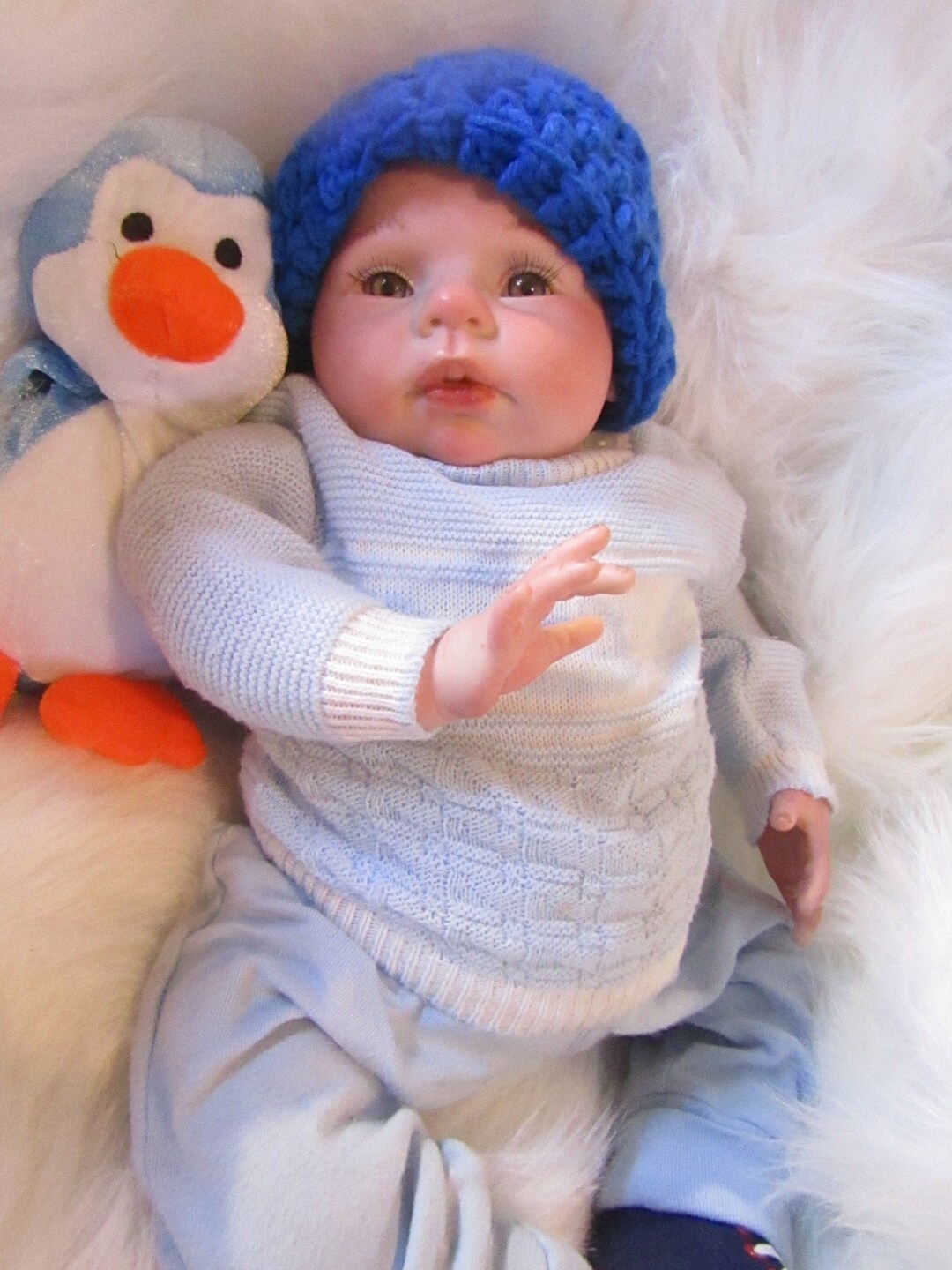 Reborn Baby Boy, Honey Sculpt by Donna Rubert, Awake, Realistic, Full ...