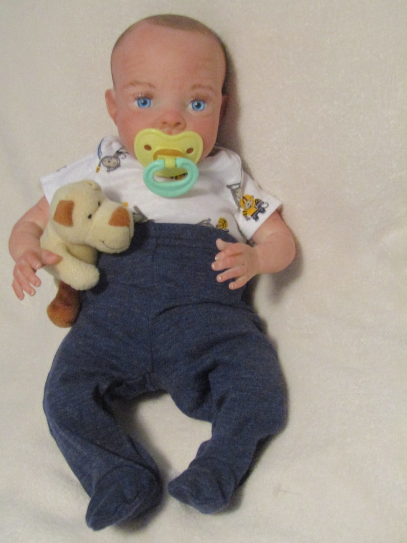 Reborn Baby Boy Bean Sculpt 16 Preemie Newborn Fake | Etsy