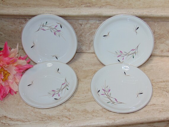 Vintage Set Of 4 Rosenthal Selb-Plossberg Germany Geisha Pink | Etsy