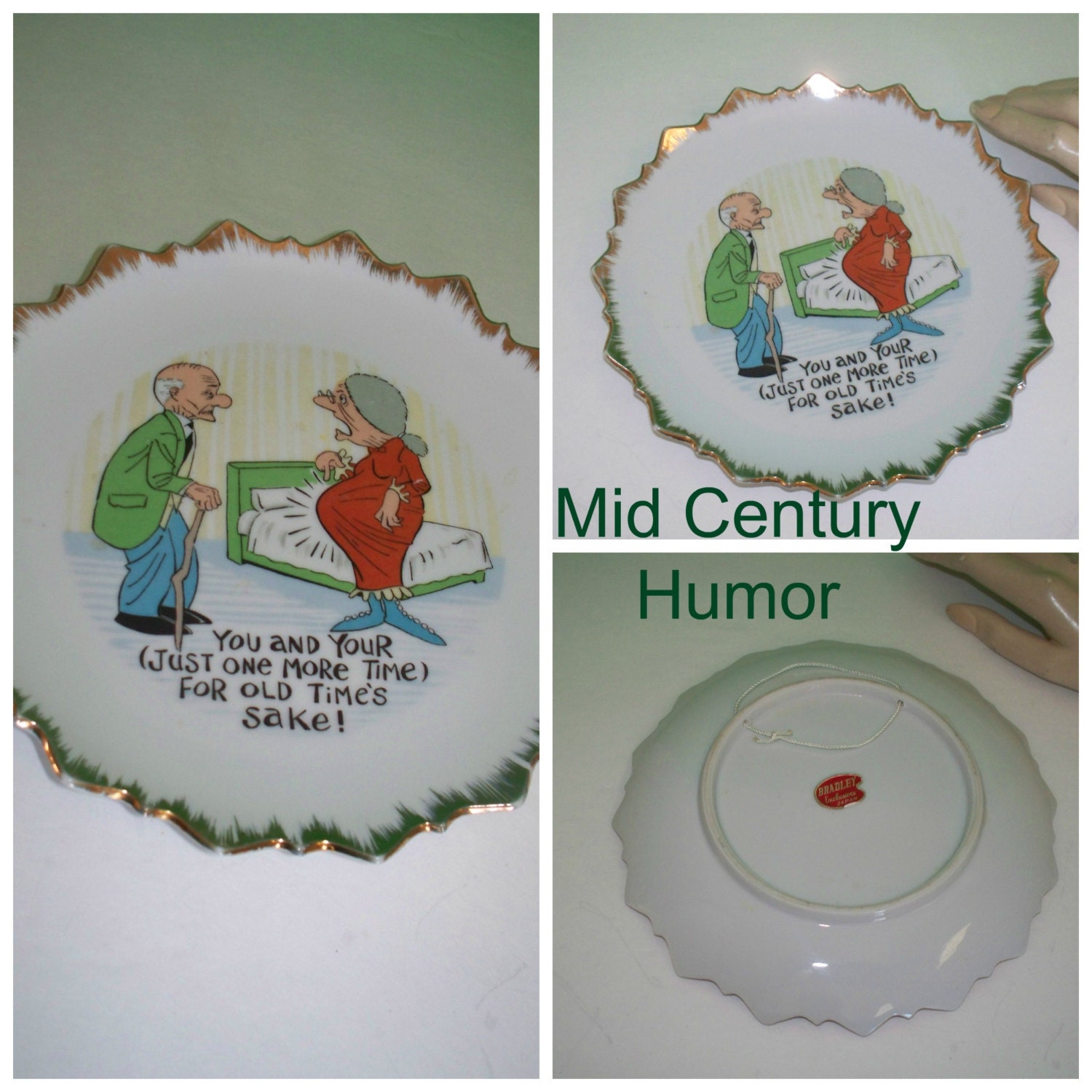 Hilarious Mid Century " Bradley Exclusive " Japan Decorative Humor ...