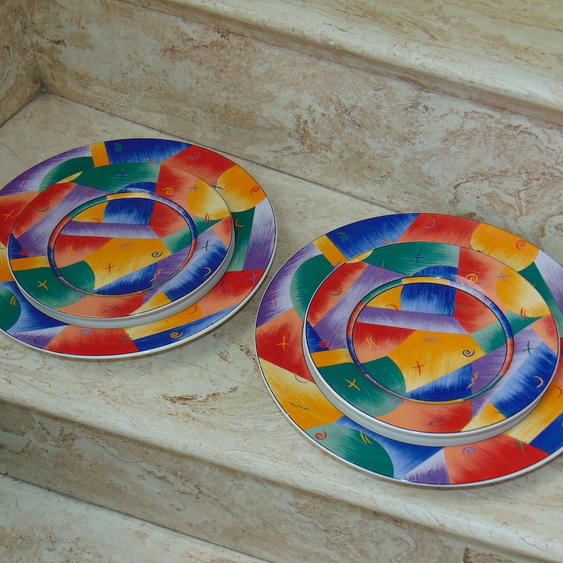 Rainbow Dinnerware Sets - Etsy