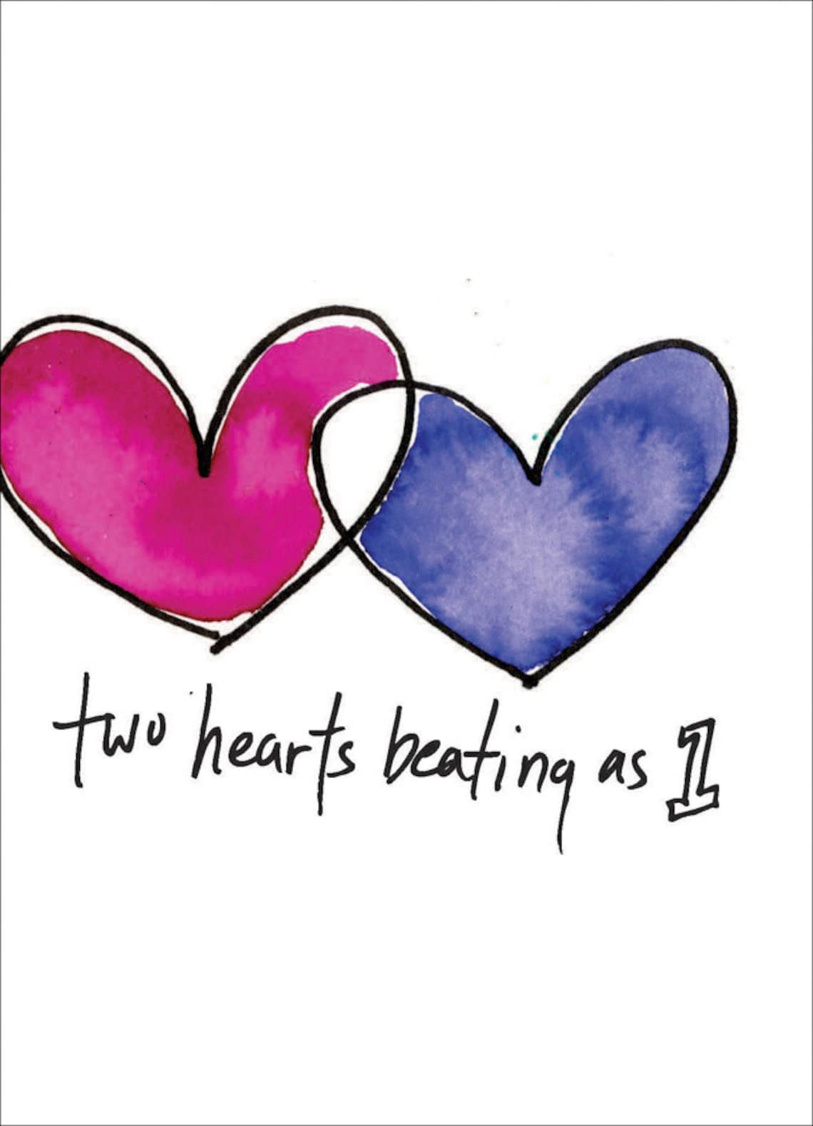 Two Hearts Beating as 1 - Etsy
