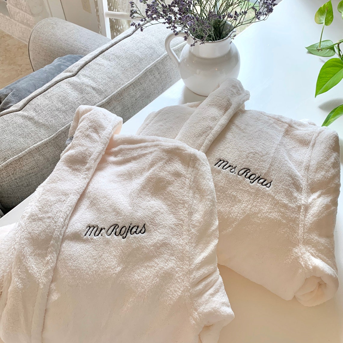 Honeymoon Robes Mr and Mrs Robes Wedding Robes - Etsy