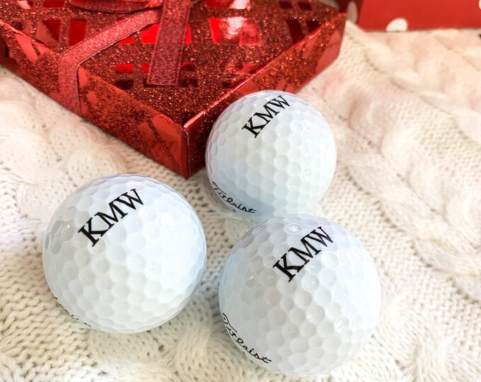 Personalized Titleist Golf Balls, Sleeve of 3 Monogrammed Golf Balls ...