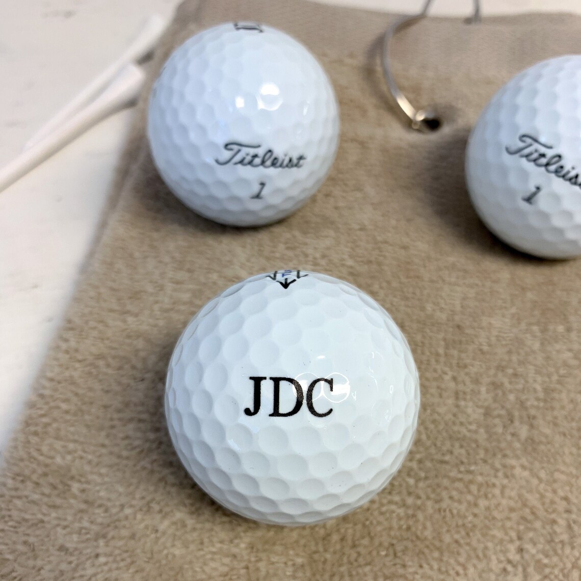 Personalized Titleist Golf Balls Sleeve of 3 Monogrammed Golf | Etsy