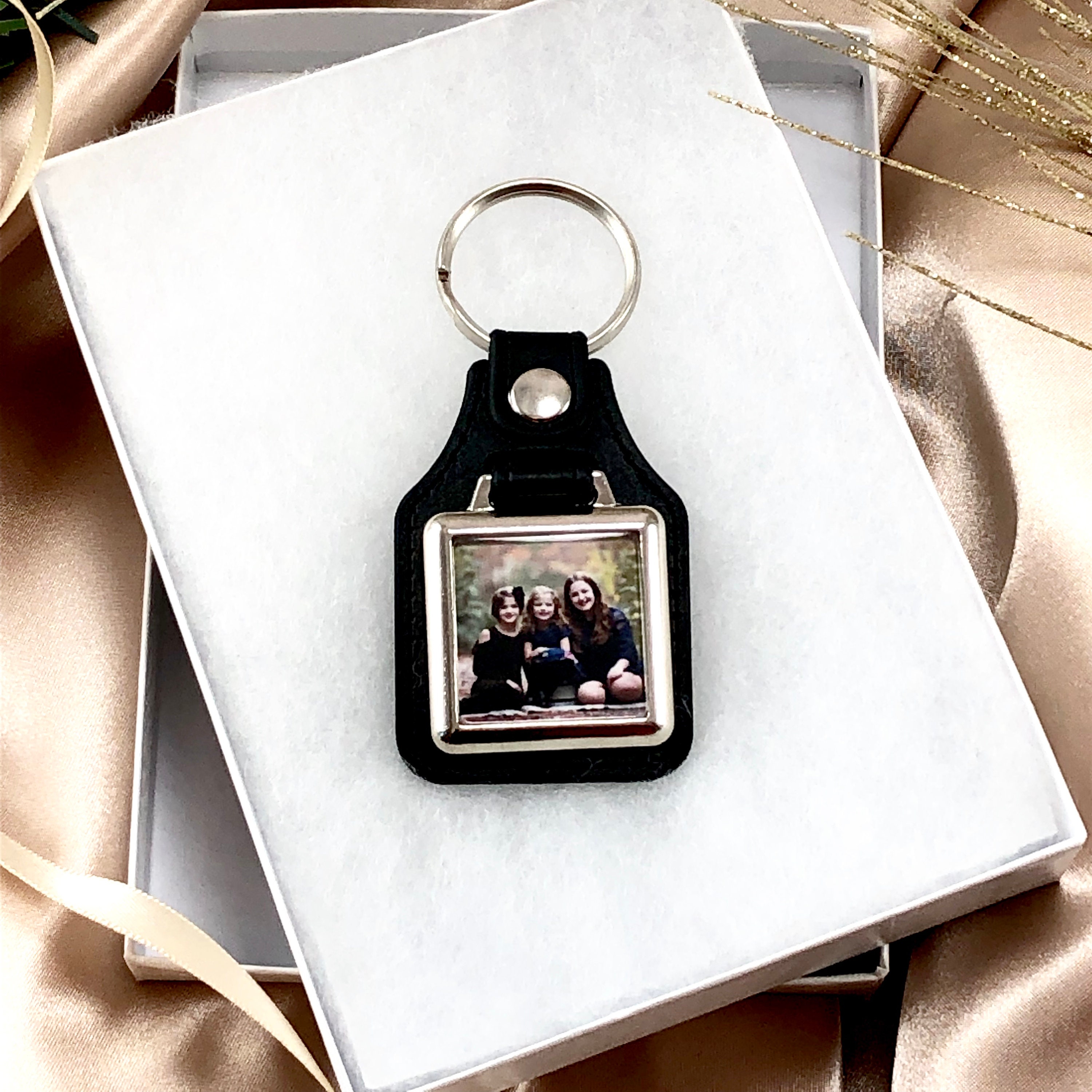 Custom Photo Key Chain Personalized Key Chain Foil Printed | Etsy