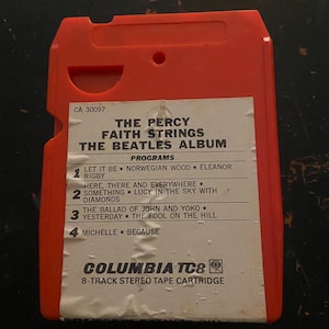 The Percy Faith Strings the Beatles Album 8 Track Tape - Etsy
