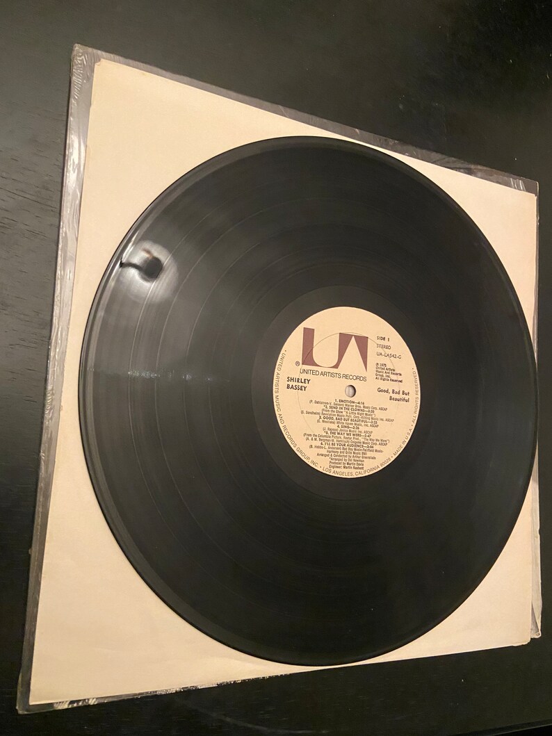 Shirley Bassey Good Bad But Beautiful Vinyl Record Etsy