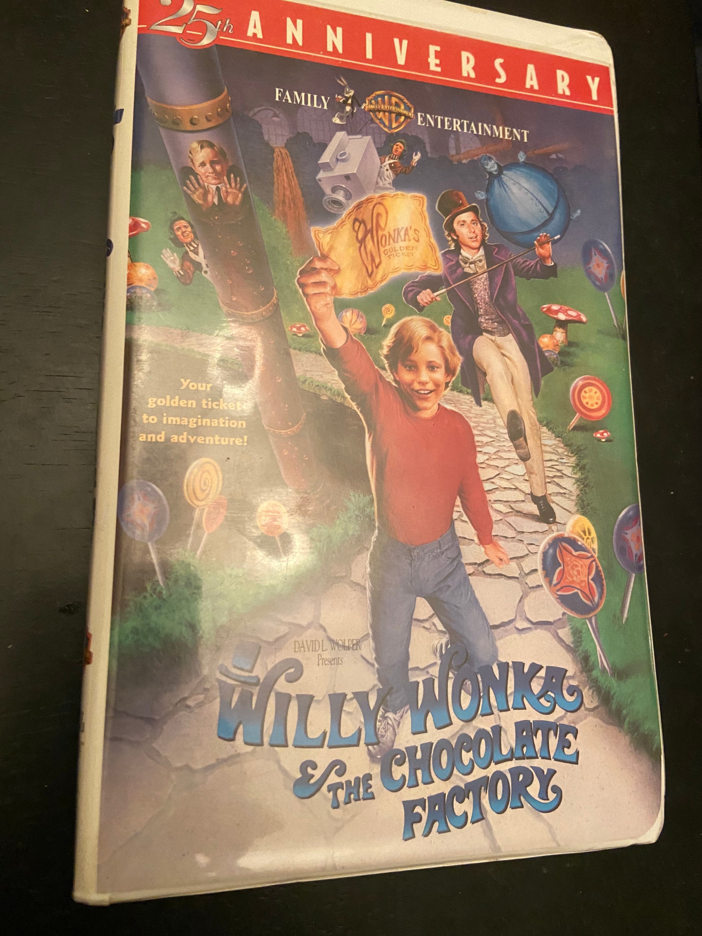 Willy Wonka And The Chocolate Factory Vhs 1984