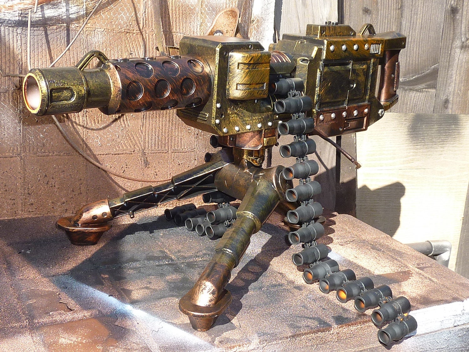 Steampunk Machine Gun