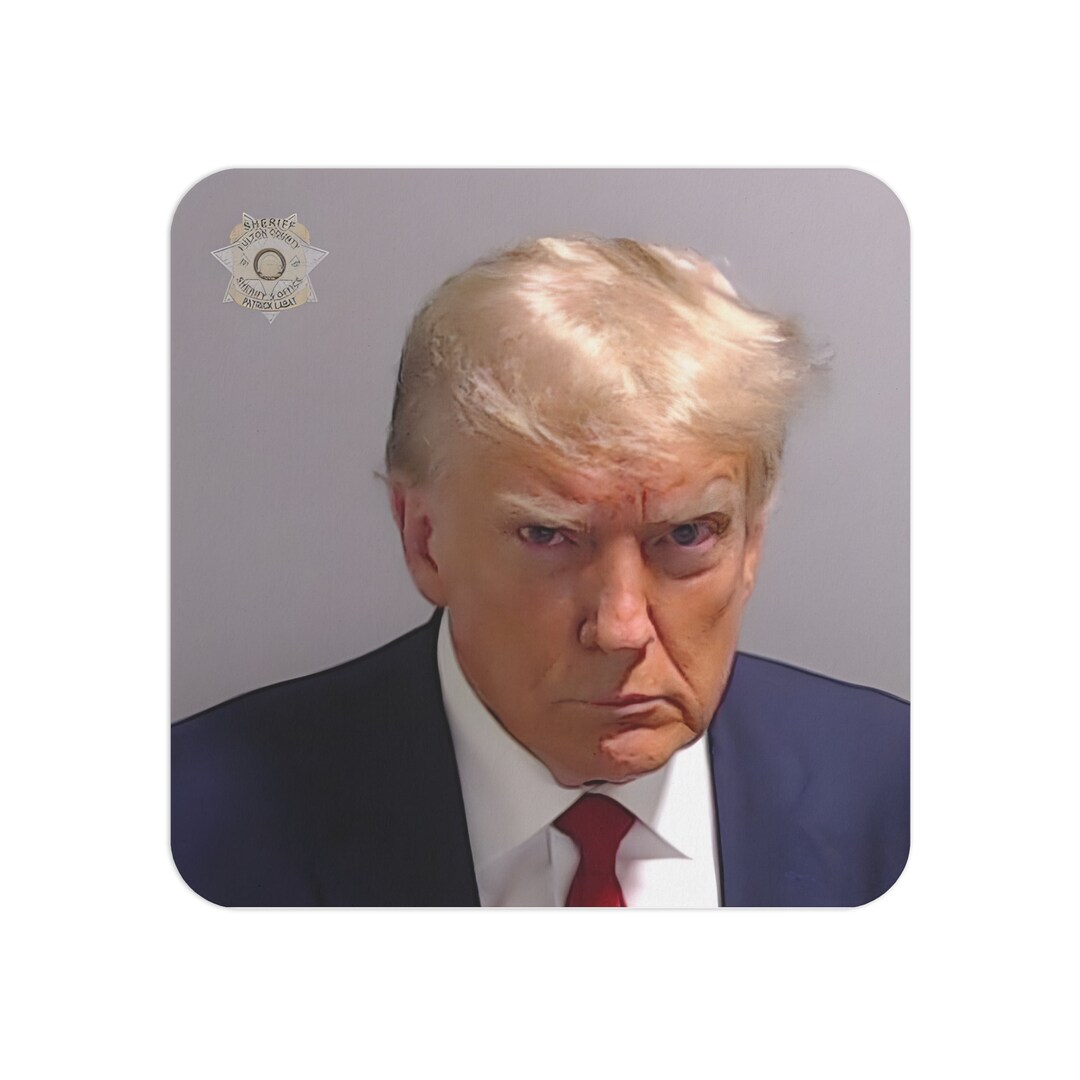 Donald Trump Mug Shot Mugshot Coasters 50 or 100 Pcs - Etsy