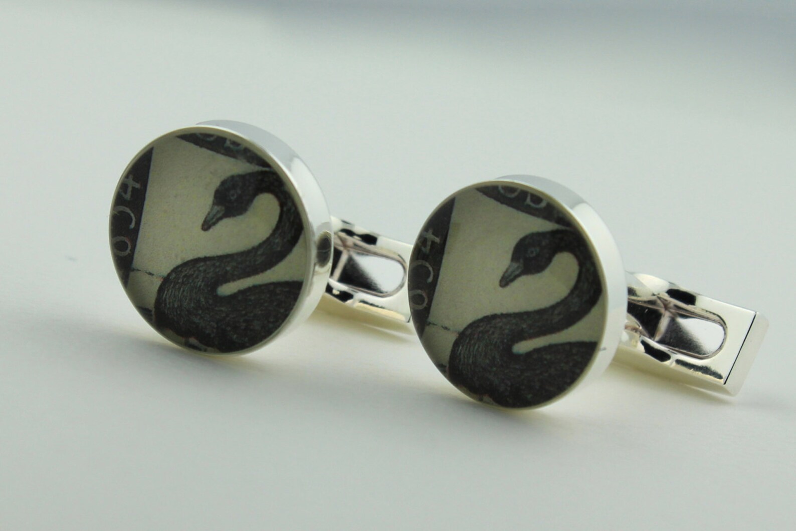 Black Swan Cufflinks Australian Cufflinks for Men Genuine | Etsy
