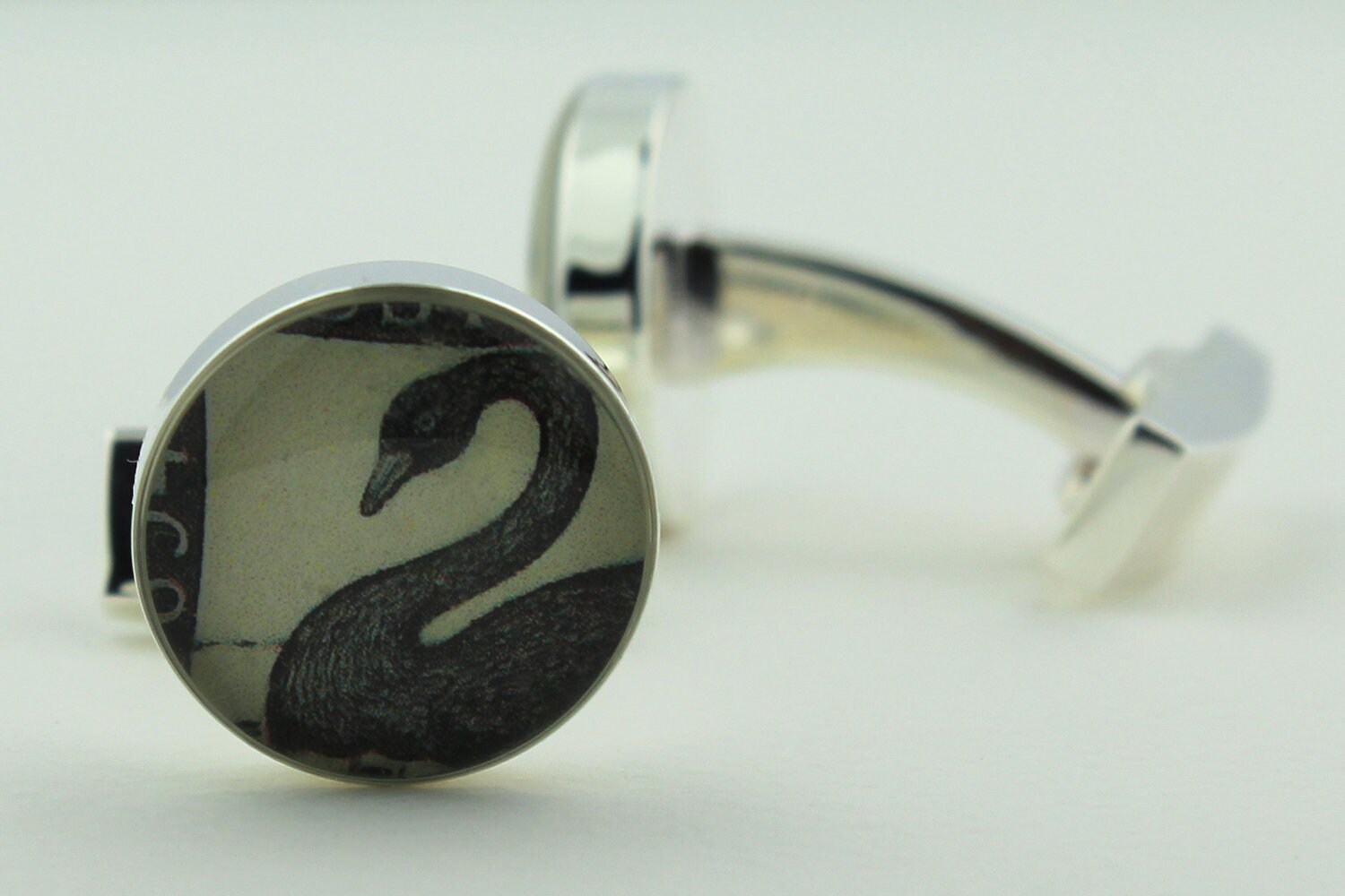 Black Swan Cufflinks Australian Cufflinks for Men Genuine | Etsy