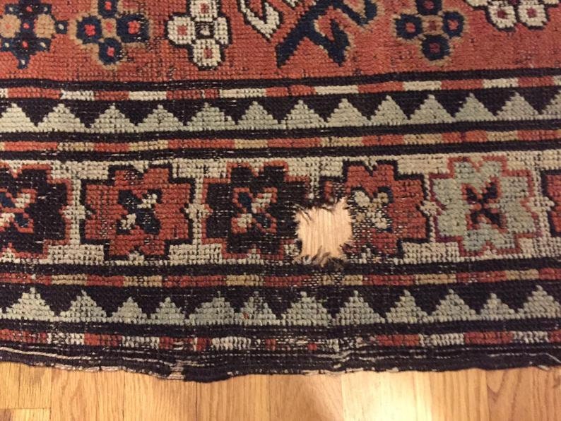 Antique Persian Rug Cloudband Tribal Symbol Rug RARE 5x8 - Etsy