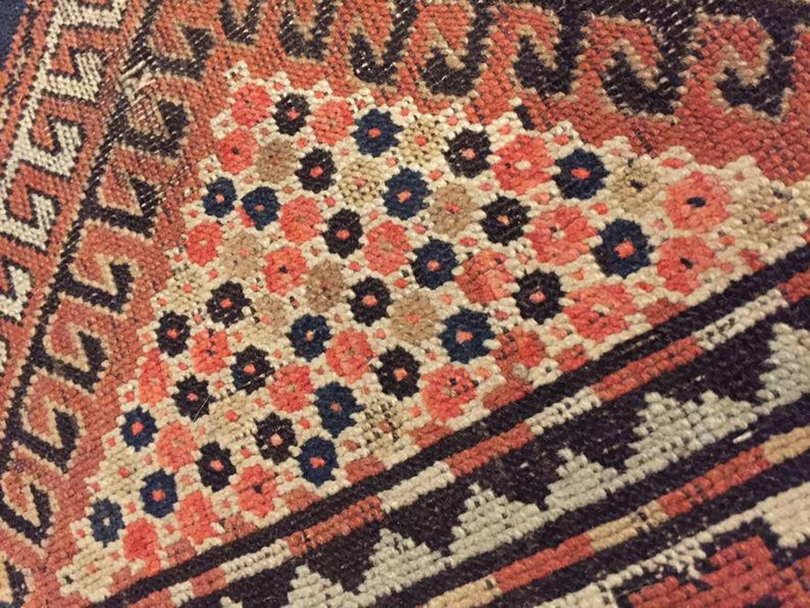 Antique Persian Rug Cloudband Tribal Symbol Rug RARE 5x8 - Etsy
