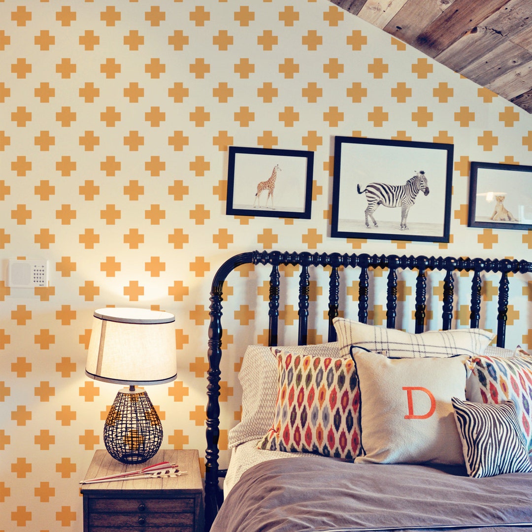 Swiss Cross Stencil Plus Sign - Etsy