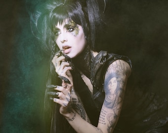 A4 Print of Dani Divine & Romanie Smith (goth / Alt / Art /fetish ...