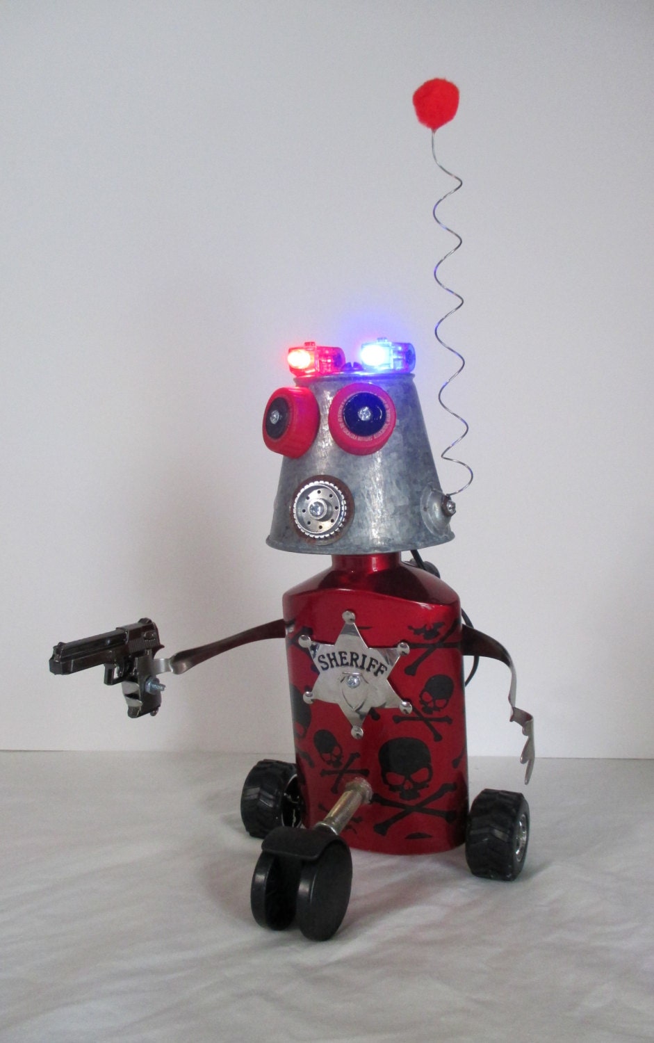 ROBOCOP Found Object Robot Sculptureassemblage - Etsy