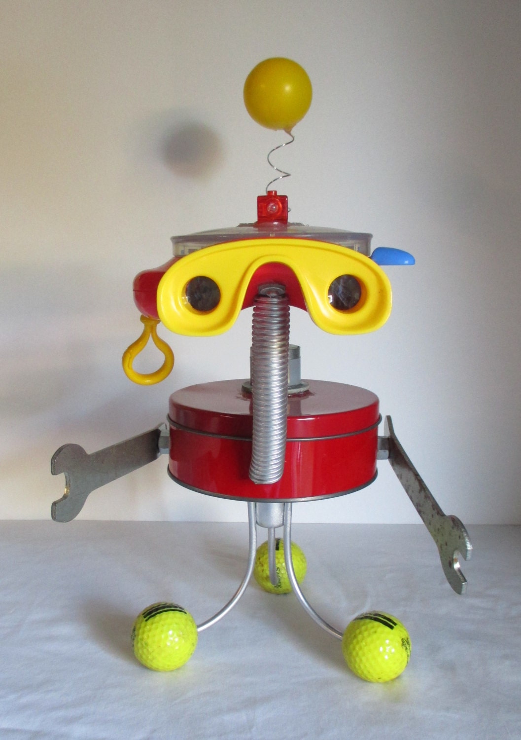 REDD FOXX Found Object Robot Sculptureassemblage - Etsy