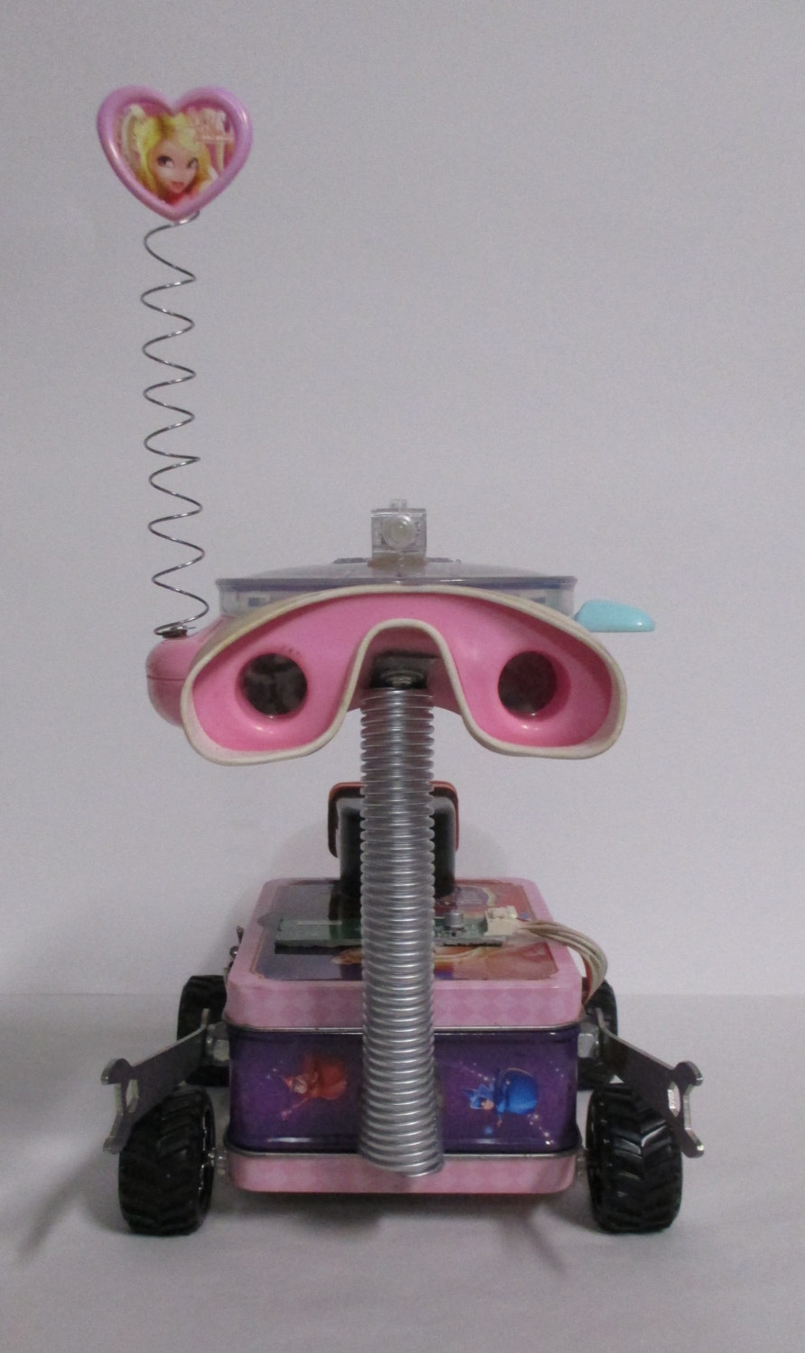 DIAMOND GIRL- Found Object Robot Sculpture~assemblage - Etsy