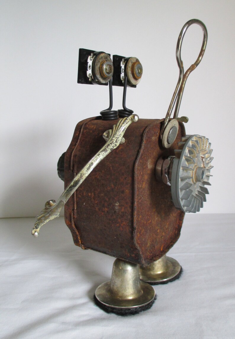 STUBZ Found Object Robot Sculptureassemblage - Etsy