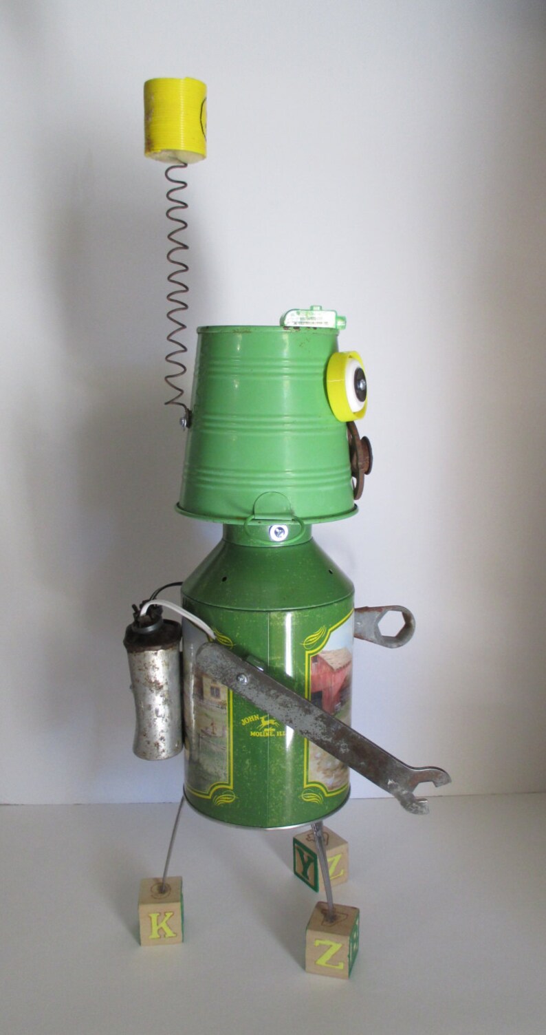 BILLY BOB - Found Object Robot Sculpture~assemblage - Etsy