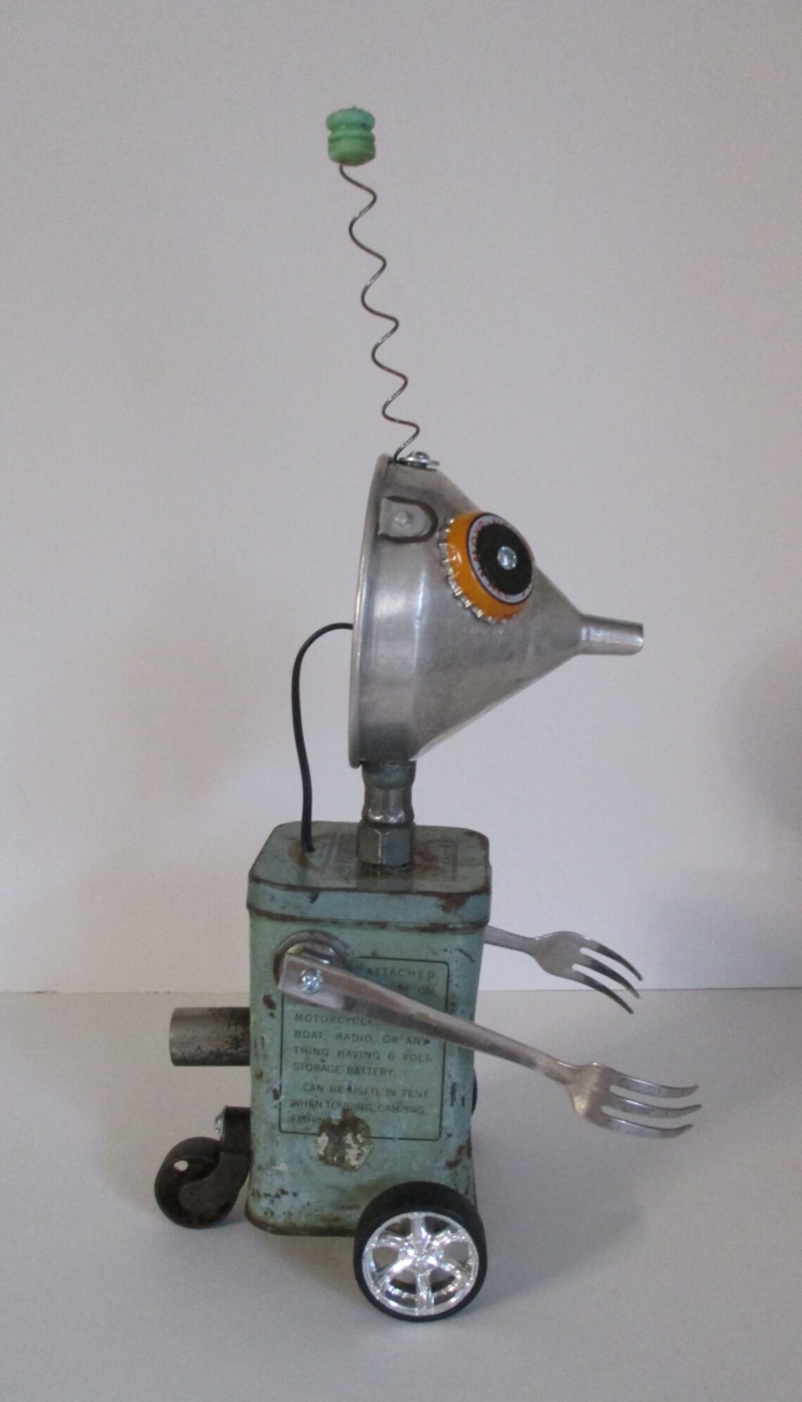 MAGNETO- Found Object Robot Sculpture~assemblage - Etsy