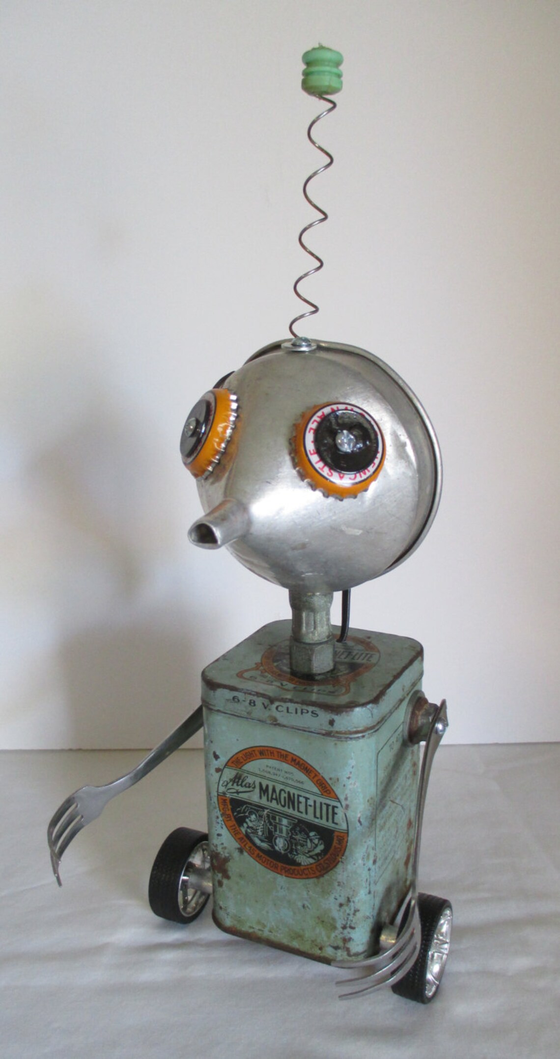 MAGNETO- Found Object Robot Sculpture~assemblage - Etsy