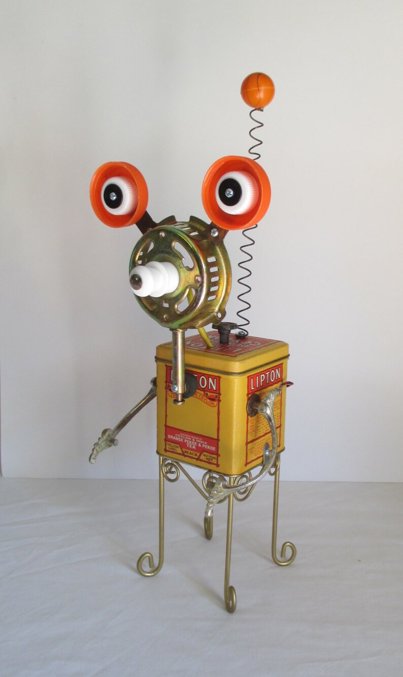 ICET Found Object Robot Sculptureassemblage - Etsy Australia