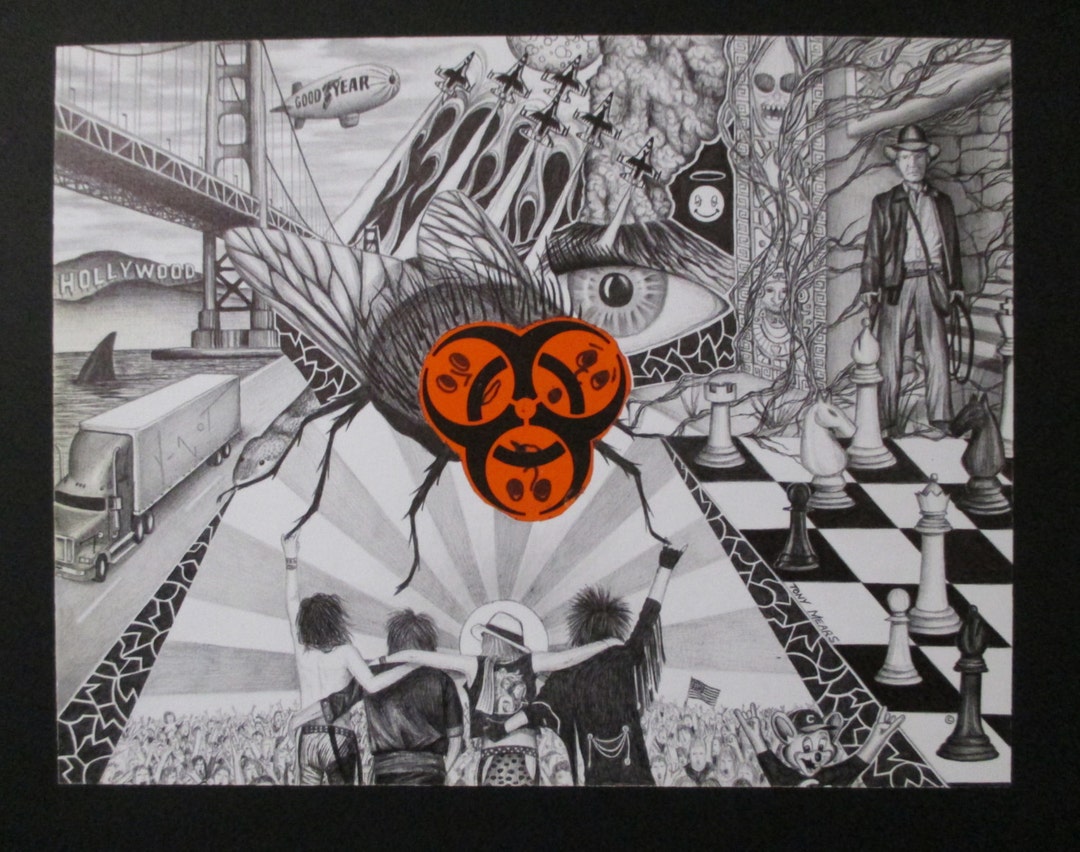 Fli~bi~ Original Ball-point Pen Drawing - Etsy