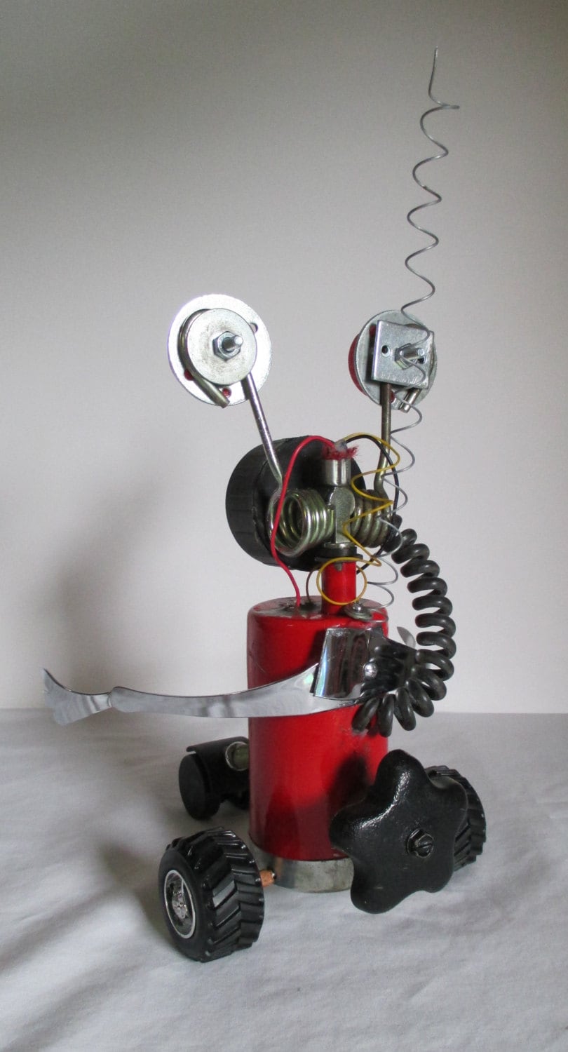 BLASTER- Found Object Robot Sculpture~assemblage - Etsy