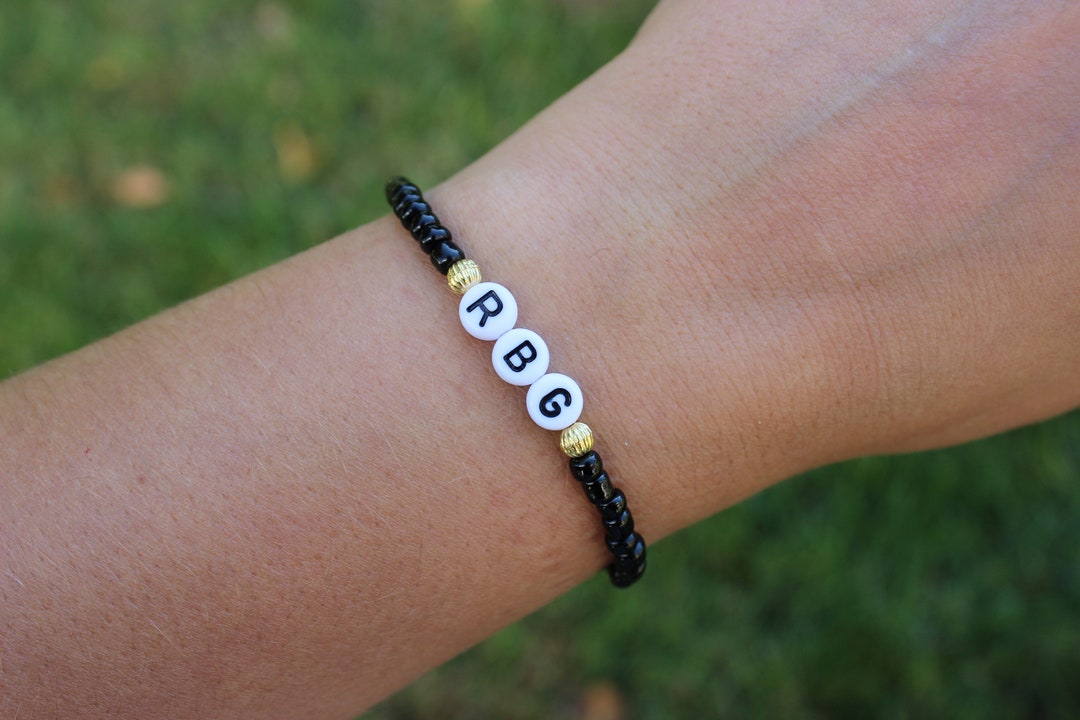 RBG Ruth Bader Ginsburg Beaded Bracelet - Etsy